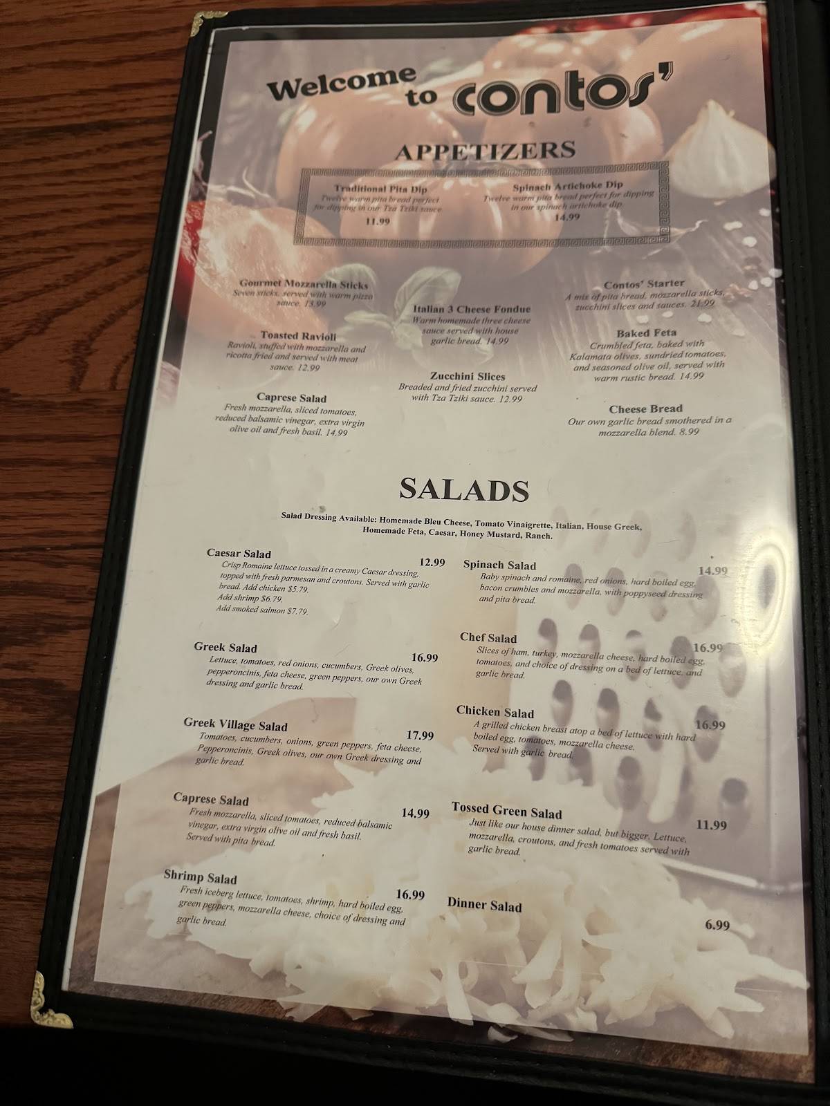 Menu at Contos Pizza & Pasta pizzeria, Lake Stevens