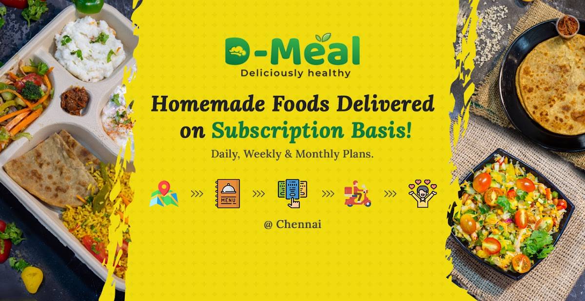 Menu at D-Meal - Homemade Food Delivery in Chennai Delicious Meal ...