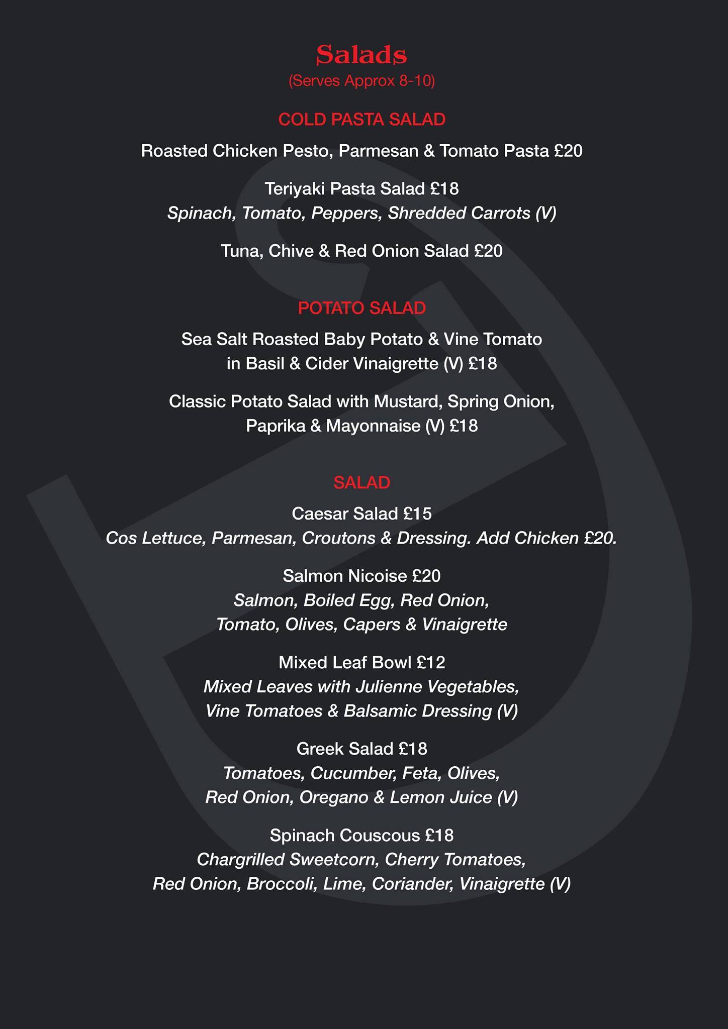 Menu at D'Lish Cafe Bistro, Glasgow