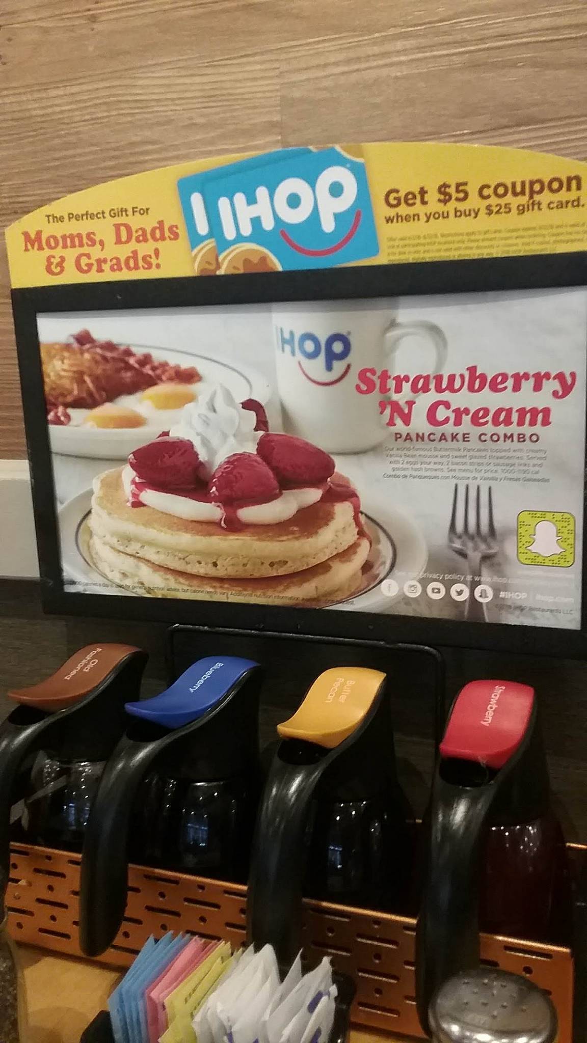 Menu at IHOP restaurant, Dallas, 2610 N International Pkwy Gate 8