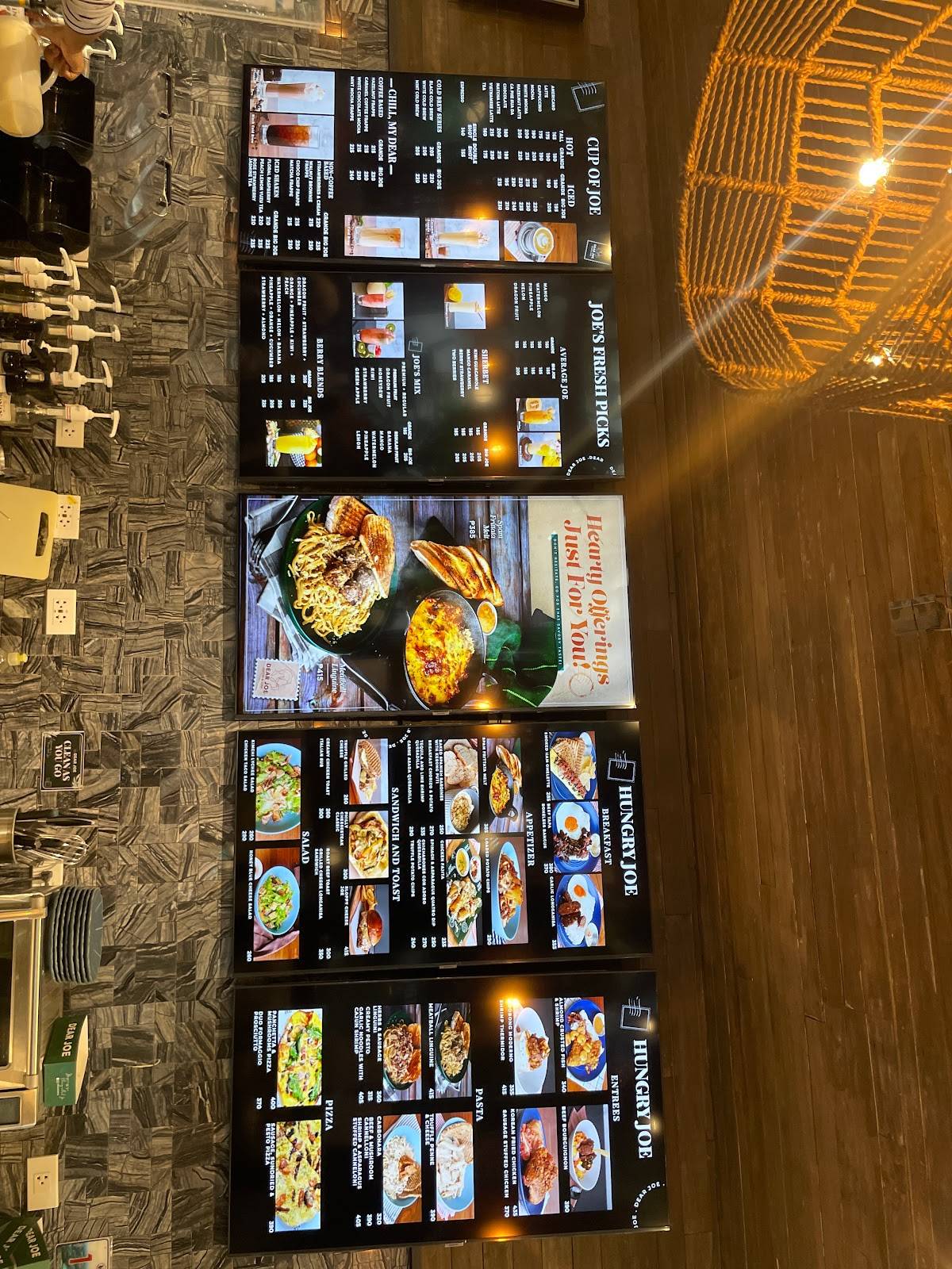 Menu at Dear Joe Coffee & Juice, Naga