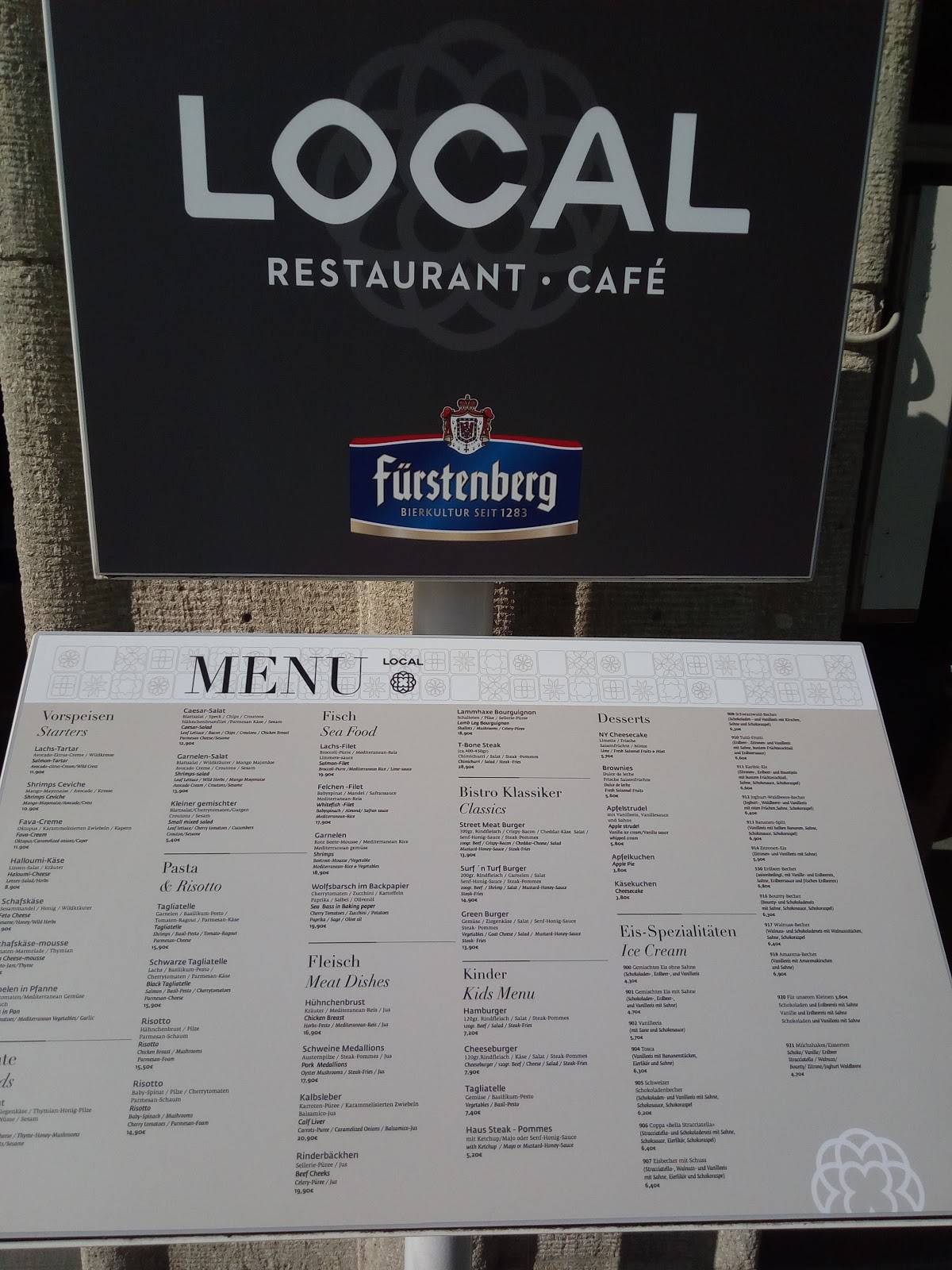 Menu at Delphi-Café-Bar-Restaurant, Friedrichshafen, Seestraße 20