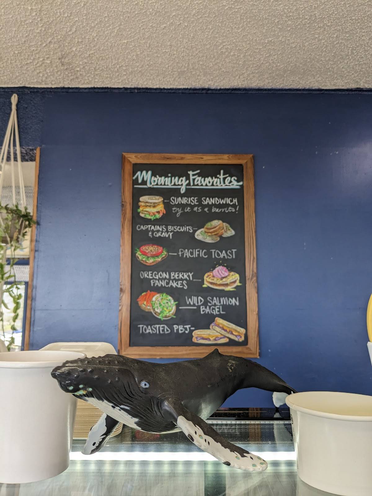 Menu at Whale Bites Cafe, Depoe Bay