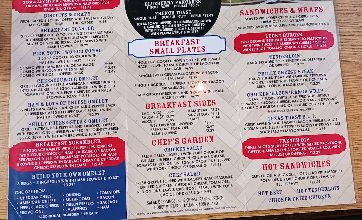 Menu at Country Cafe (Tracy, MO), Platte City