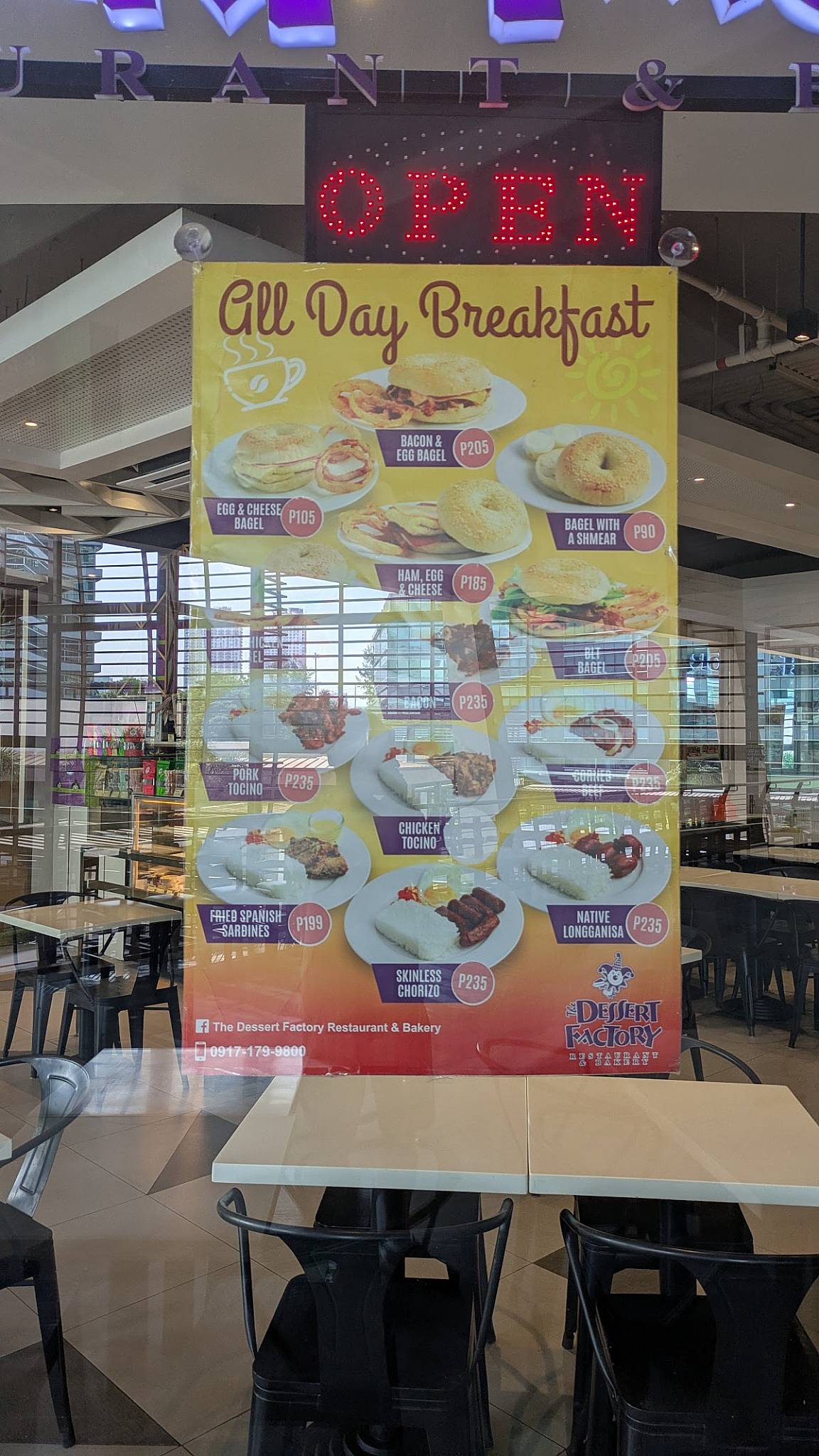 Menu at Dessert Factory - Ayala Center Cebu desserts, Cebu City, 3rd ...
