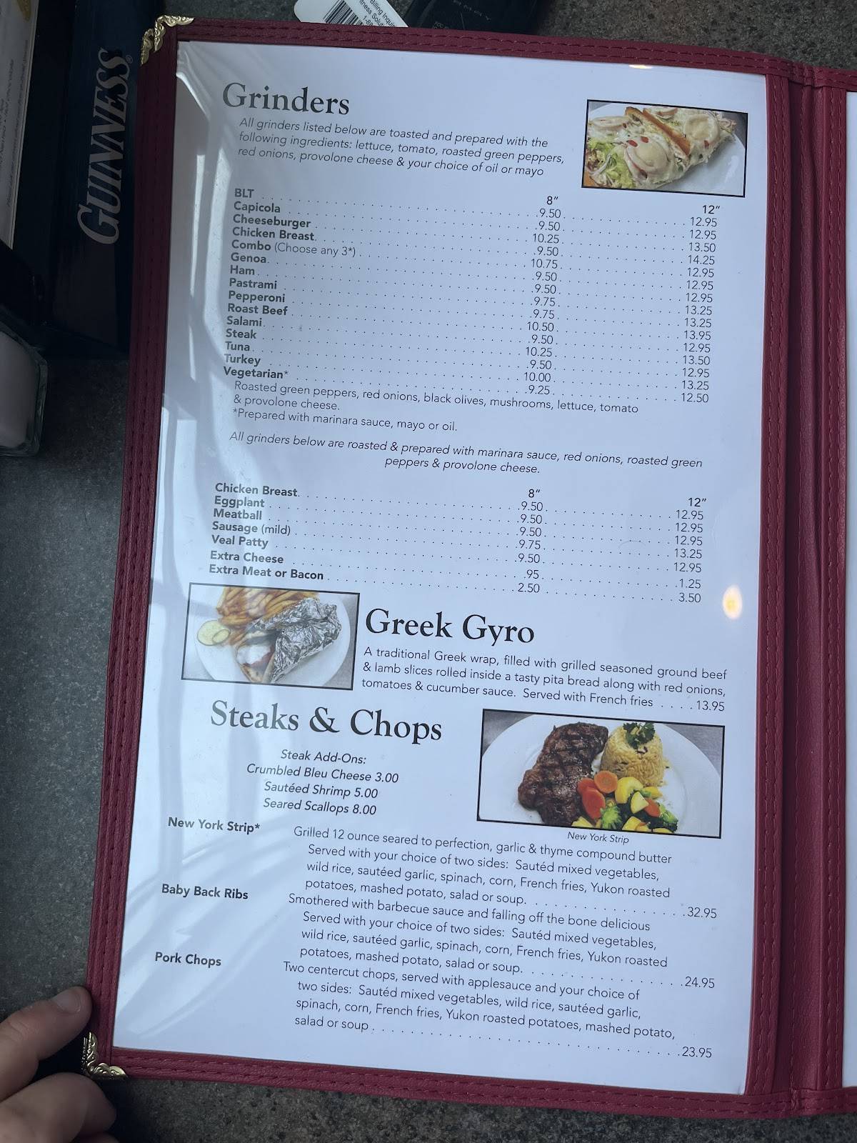 Menu at Dimitri's Pizza Restaurant, Coventry