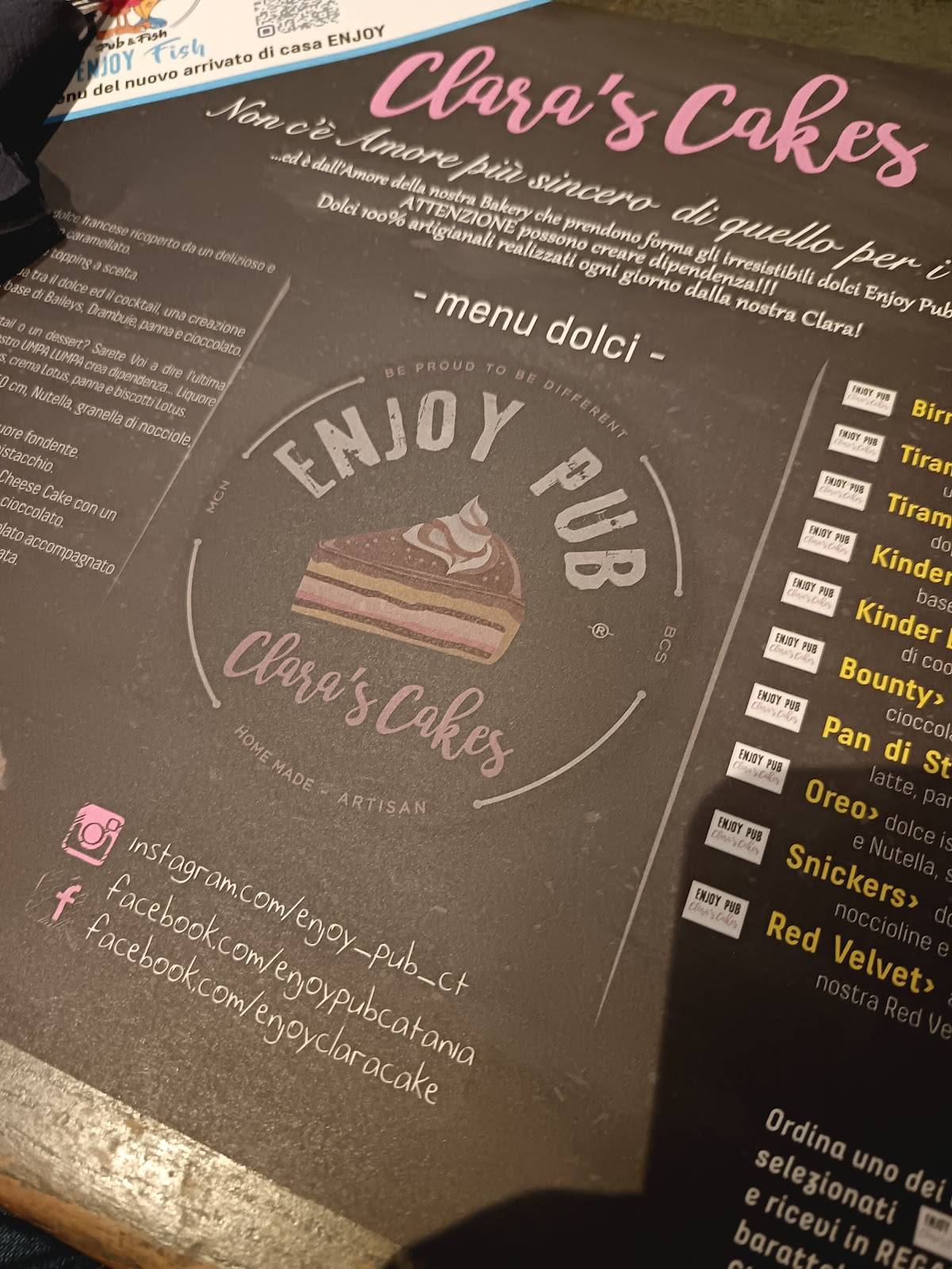 Menu da ENJOY PUB, San Giovanni La Punta