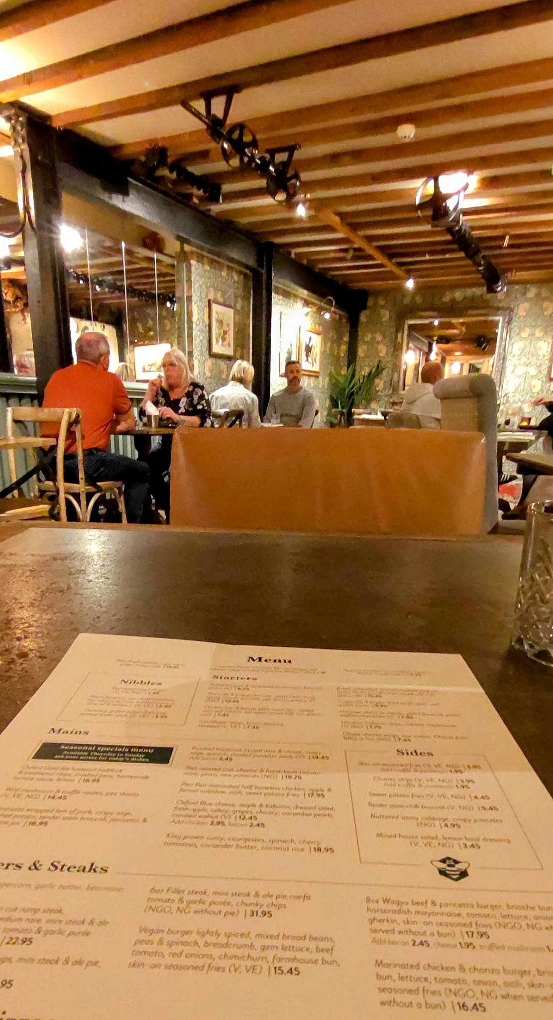 Menu at Egypt Mill Hotel & Restaurant, Stroud