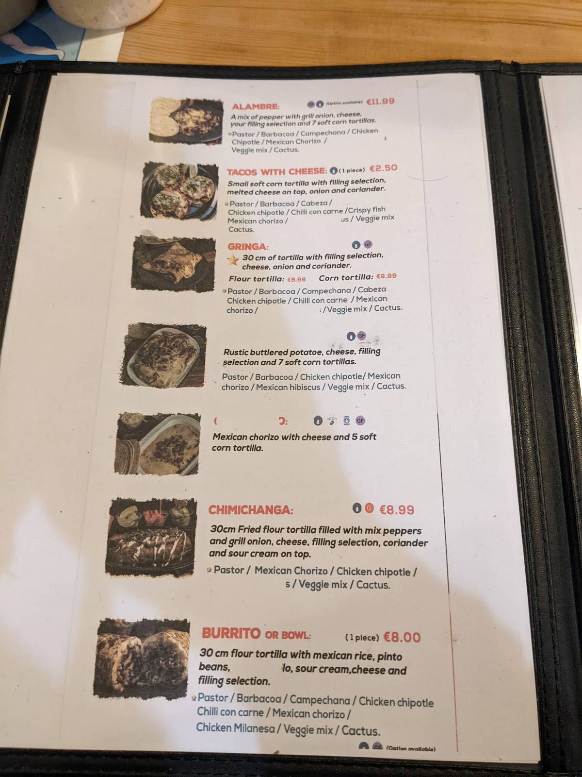Menu at El Grito Mexican Taqueria Mountjoy Square restaurant, Dublin ...