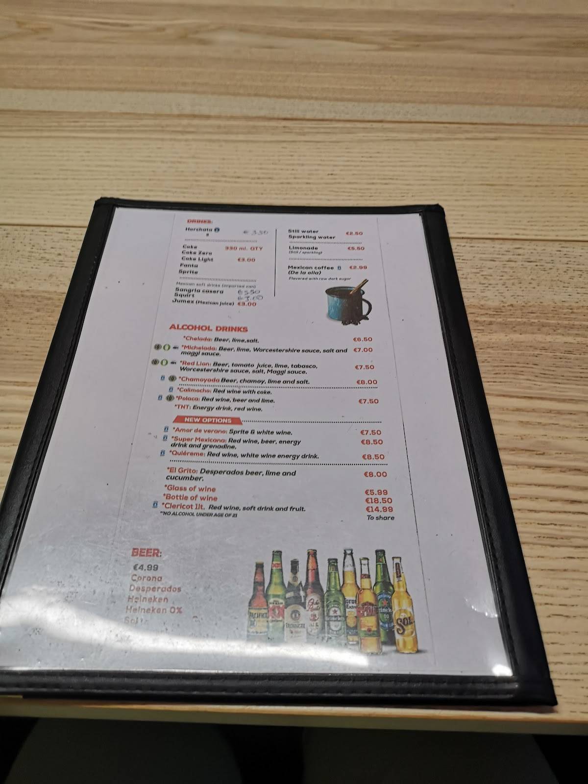 Menu at El Grito Mexican Taqueria Mountjoy Square restaurant, Dublin ...