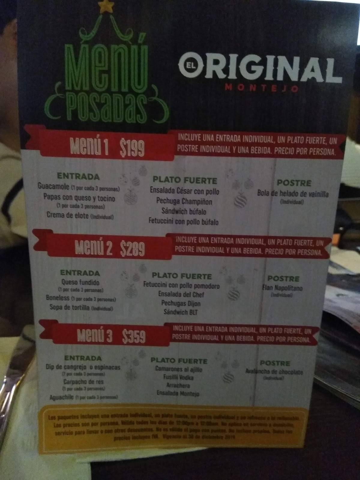 Carta del pub y bar TGI Fridays, Merida