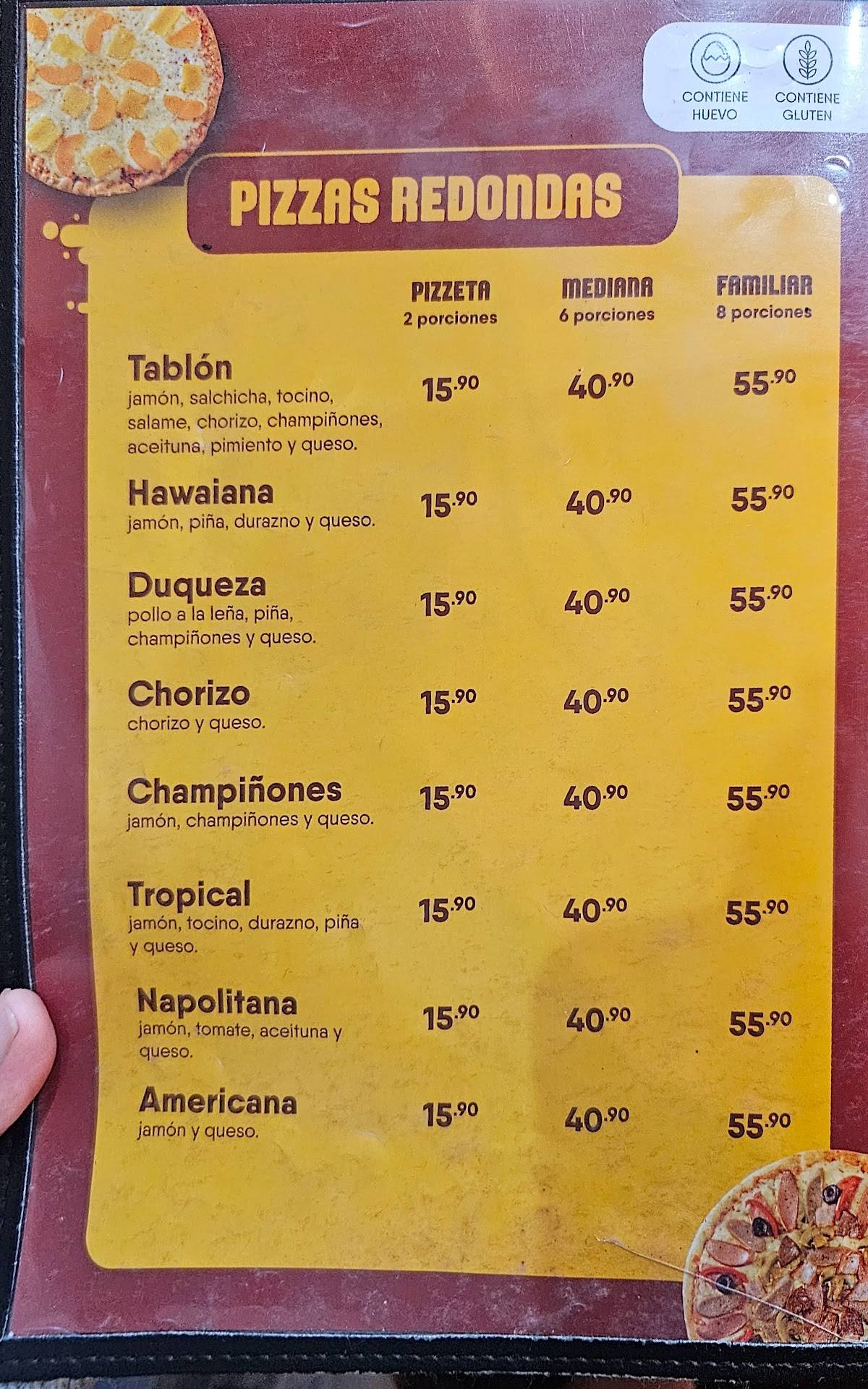 Carta del restaurante El Tablón Cayma, Arequipa, Av. Ejército 902