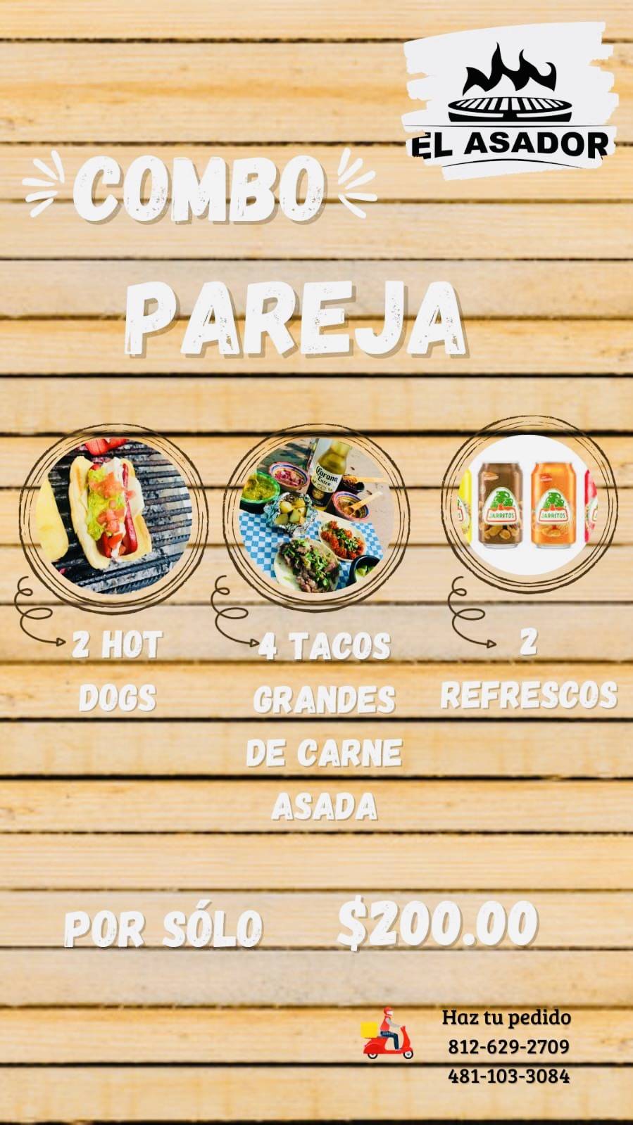 Carta del restaurante El asador, Tamasopo