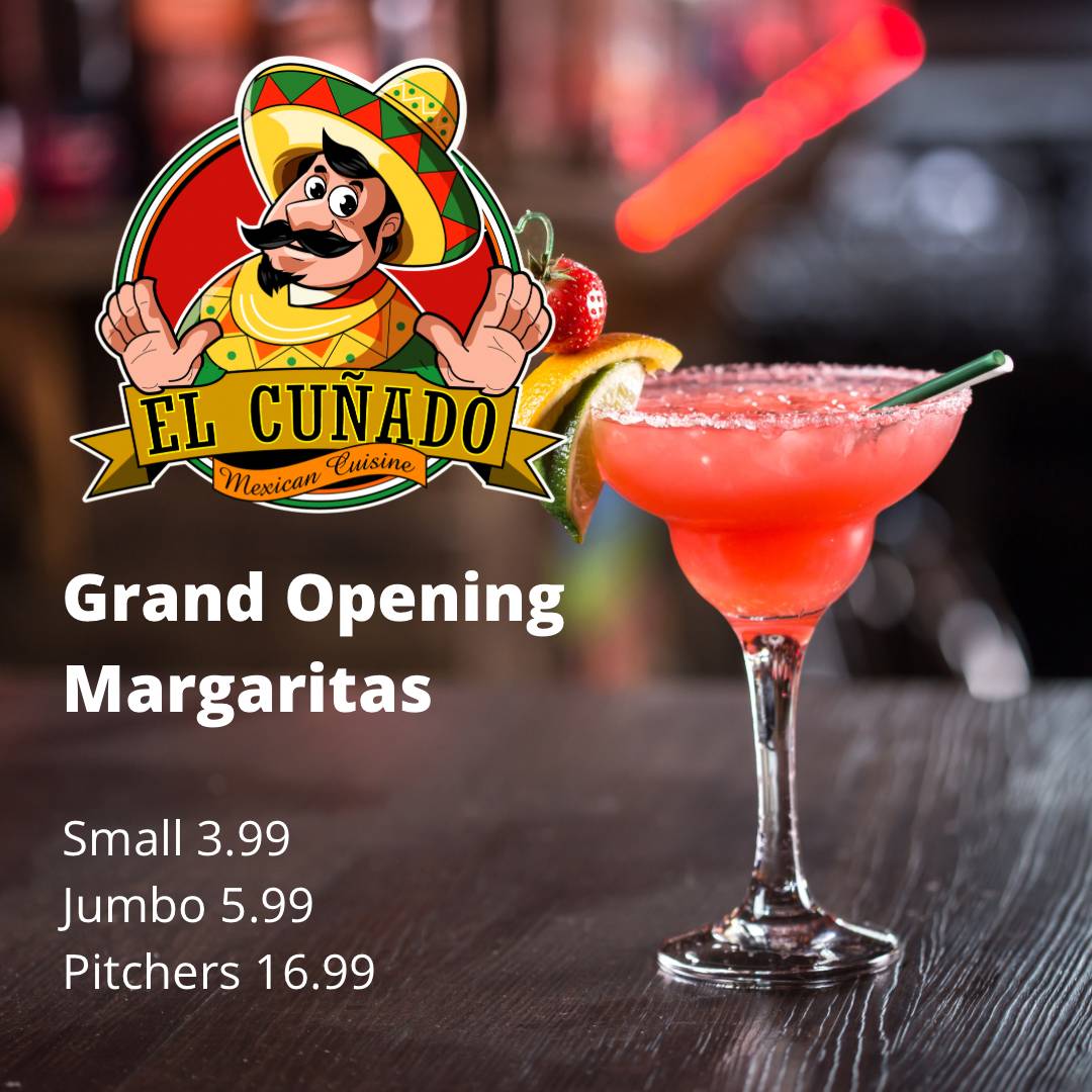 Menu at El cuñado Mexican Cuisine restaurant, Coldwater