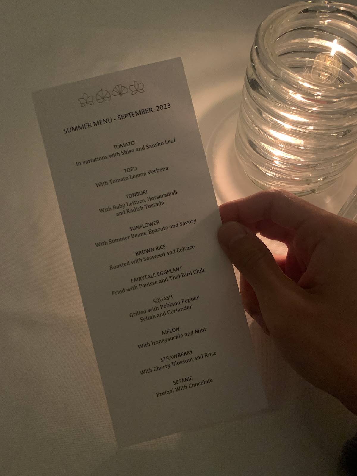 Menu at Eleven Madison Park pub & bar, New York City, 11 Madison Ave