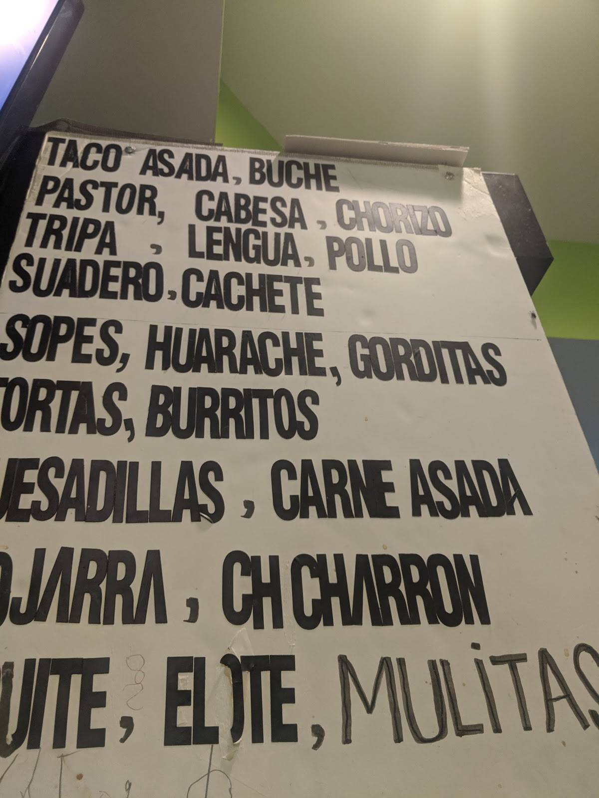Menu at Elotes Nayarit & Taqueria restaurant, Hendersonville, 313 ...