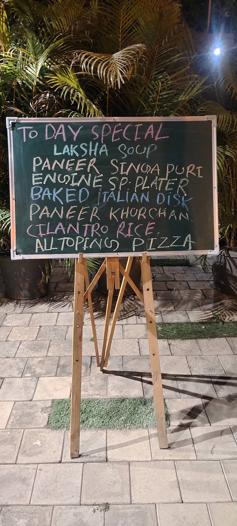 Menu at Engine Cafe, Surat, VIP Road