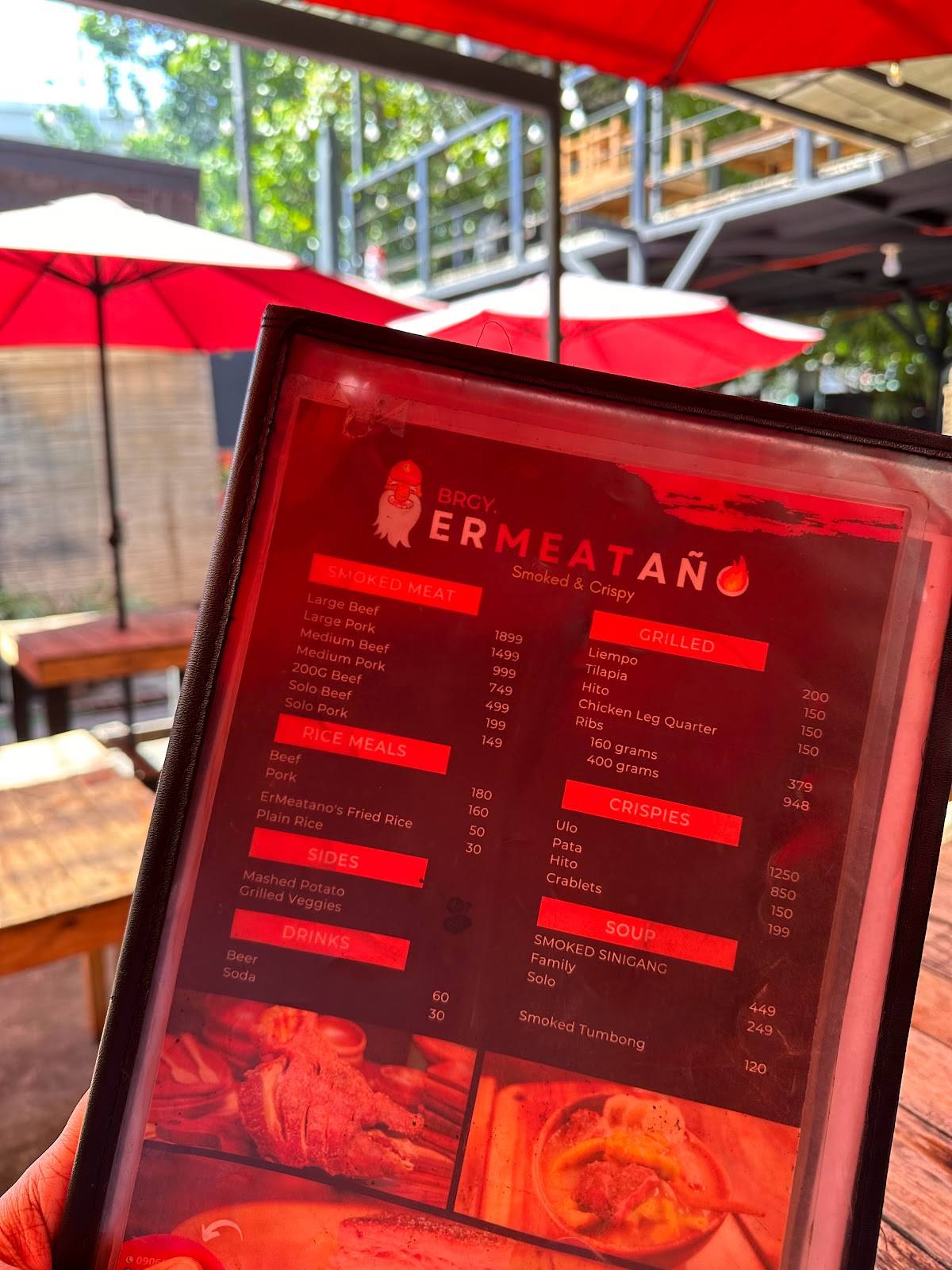 Menu at Ermeataño San Juan restaurant, San Juan