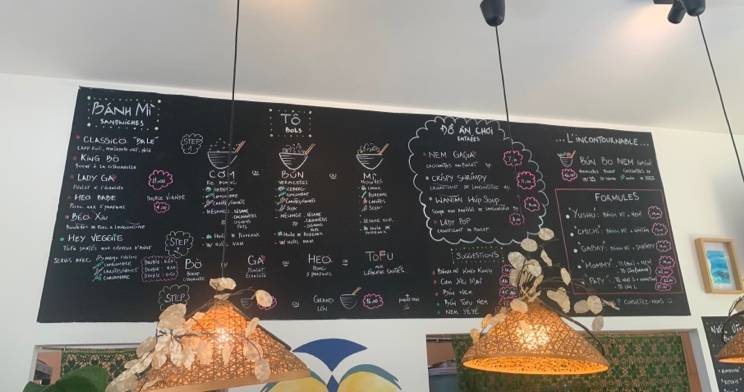 Menu au Restaurant O Banh Mi, Etterbeek