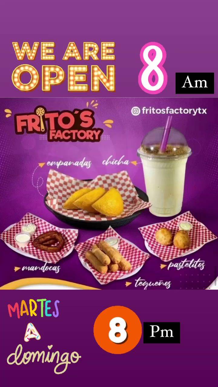 Menu at FRITOS FACTORY restaurant, Katy