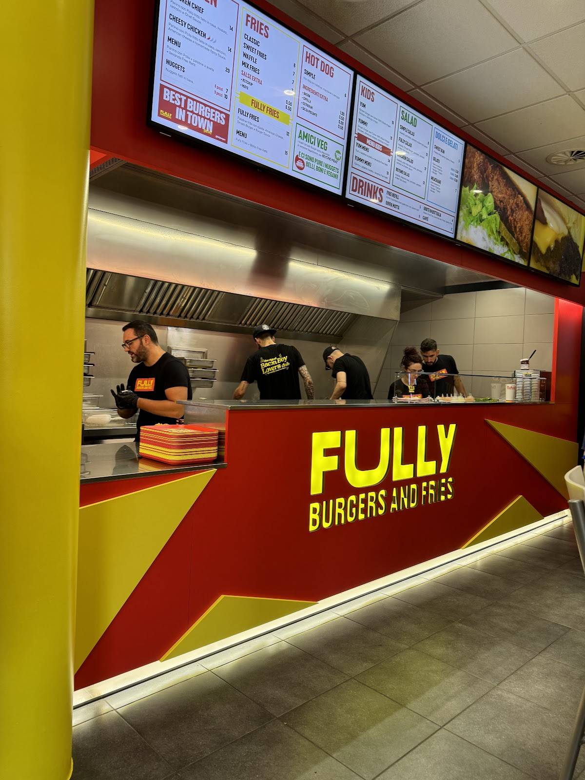 Menu da FULLY Burgers And Fries, Lugano