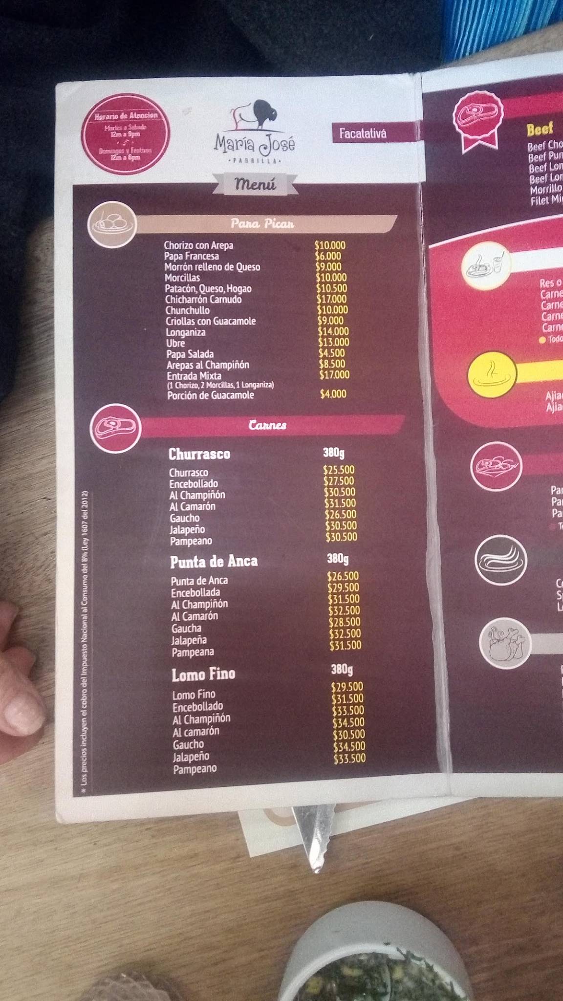 Carta de Maria Jose Parrilla, Facatativá