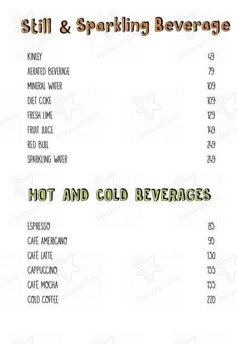 Menu at Farzi Cafe Indore, Indore, Apollo premier building