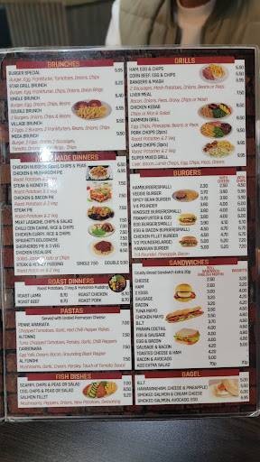 Menu at Star Cafe, Sidcup, 13 High St