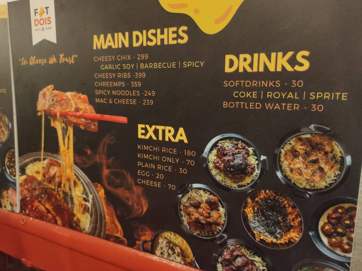 Menu at Fat Dois Parkmall restaurant, Mandaue City, 8WGM+565