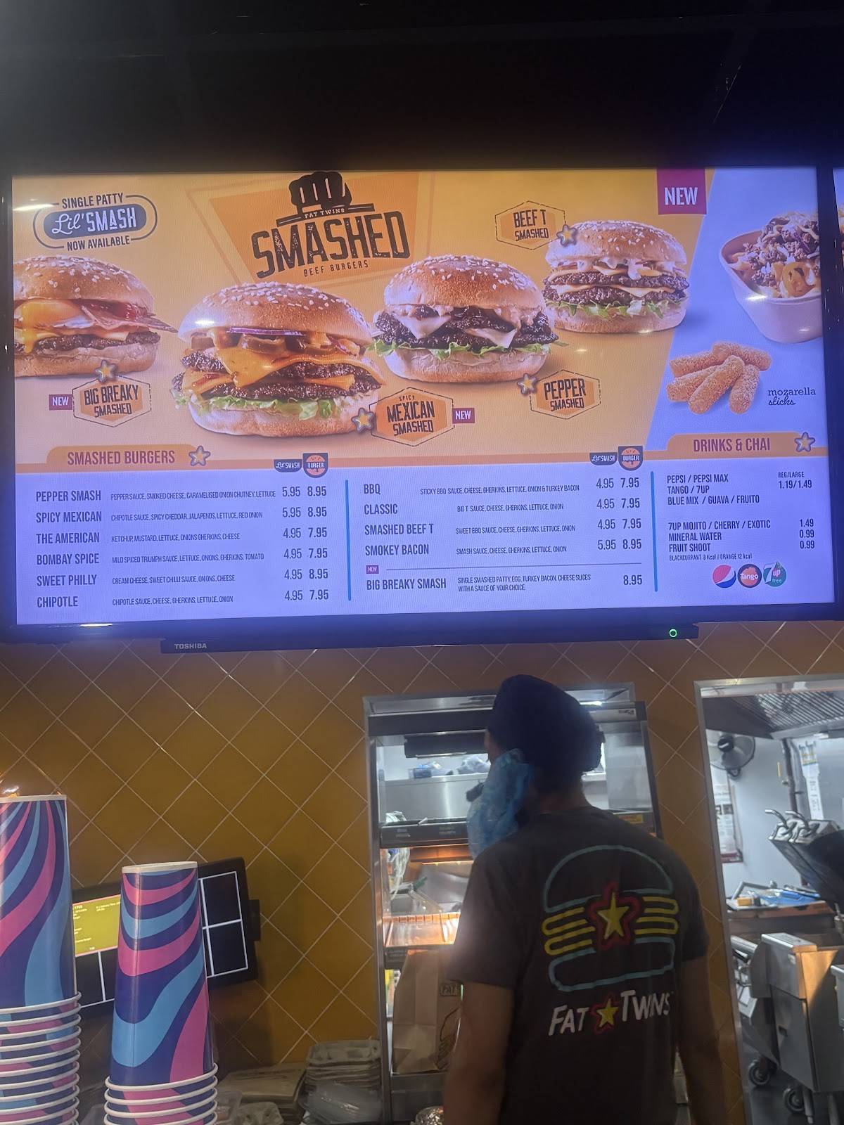 Menu at Fat Twins Reading restaurant, Reading