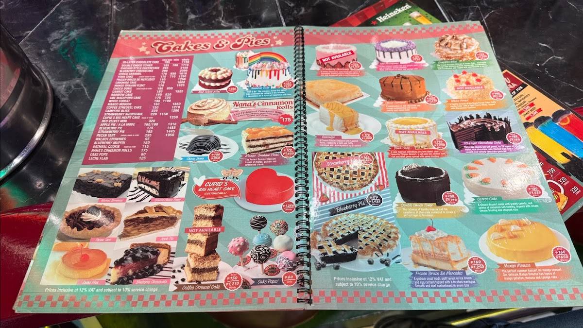 Menu at Filling Station Bar And Cafe, Makati, P Burgos St