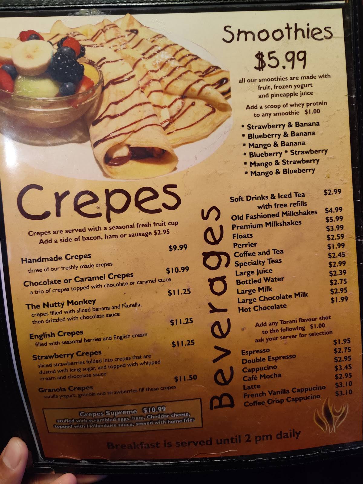 Menu at Fireside Deli & Family Restaurant, Kitchener