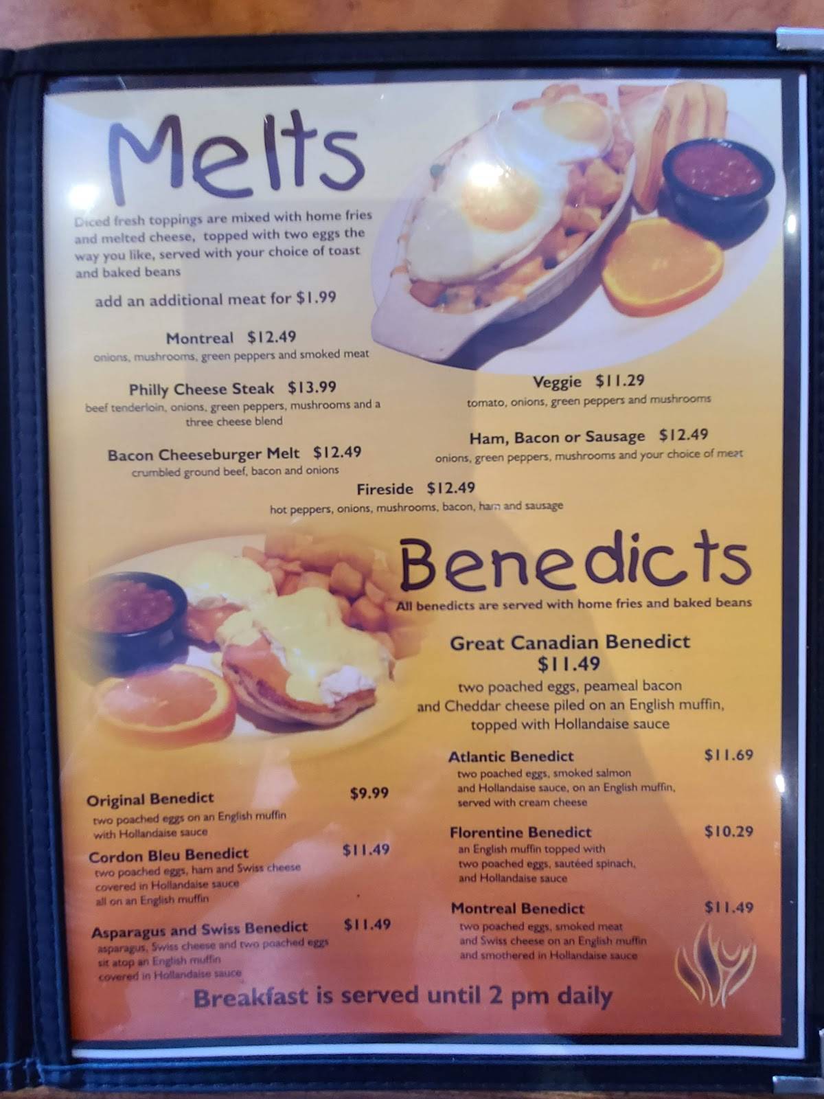 Menu at Fireside Deli & Family Restaurant, Kitchener
