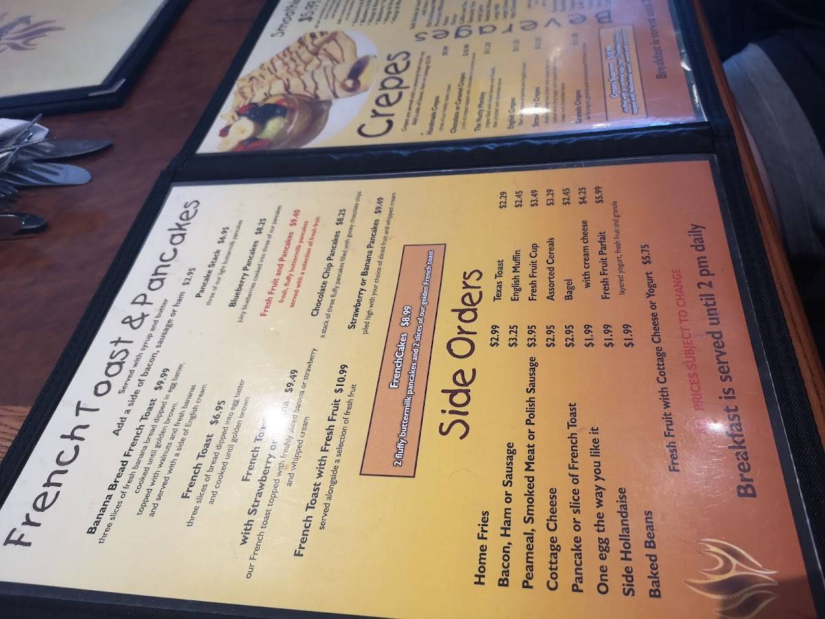 Menu at Fireside Deli & Family Restaurant, Kitchener
