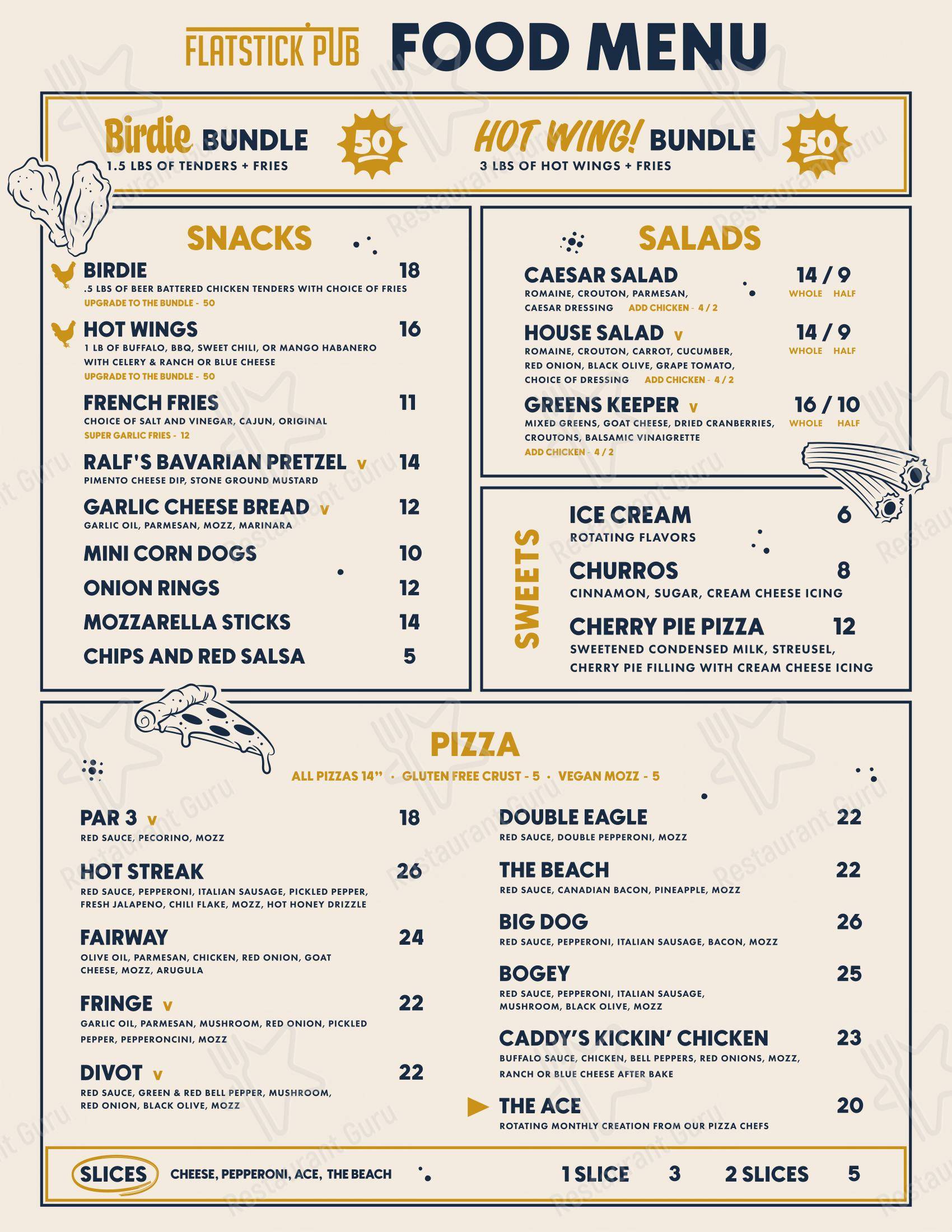Menu at Flatstick Pub - Bellingham, Bellingham