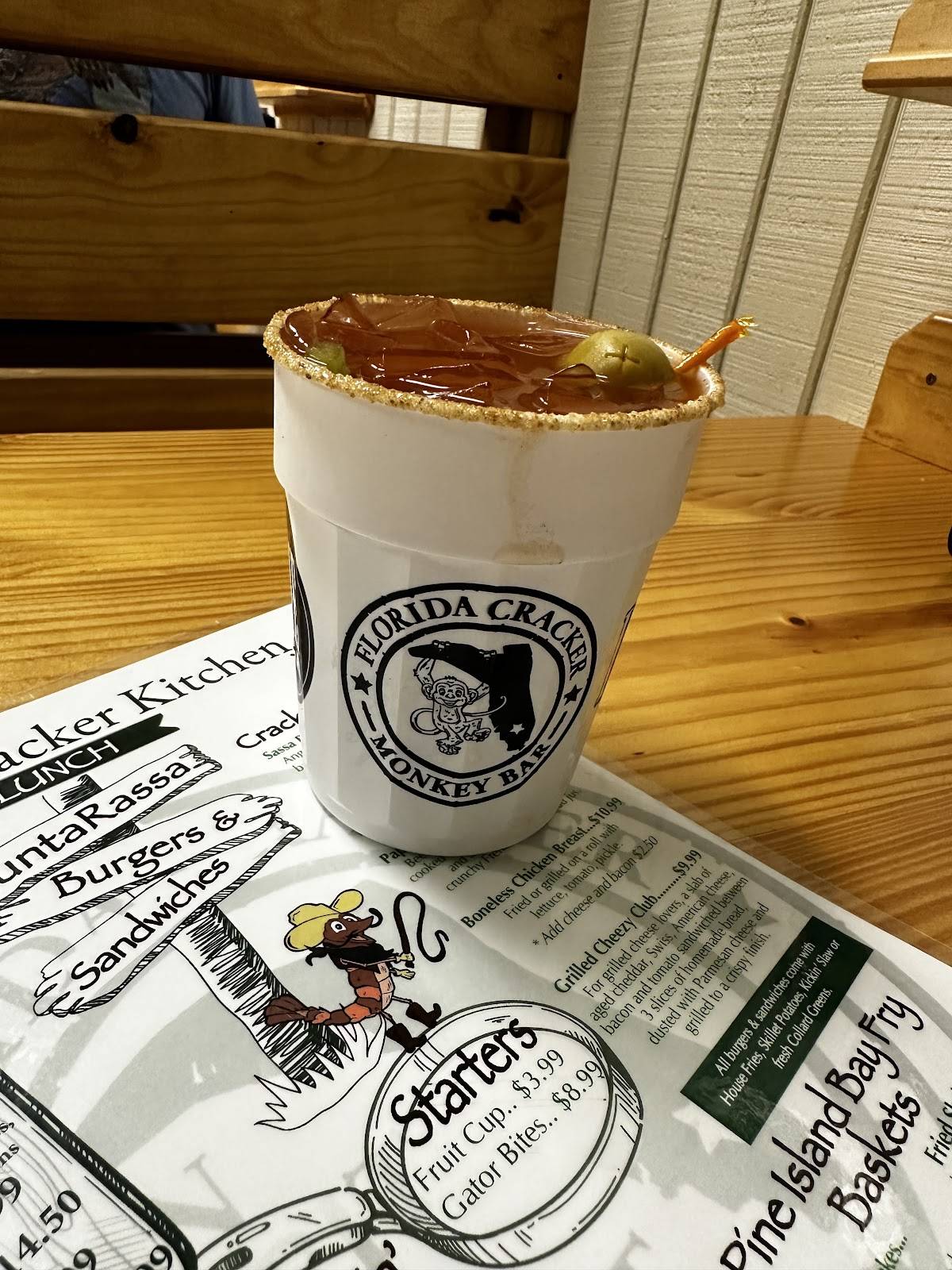 Menu at Florida Cracker Kitchen At Riverside Resort restaurant, Homosassa