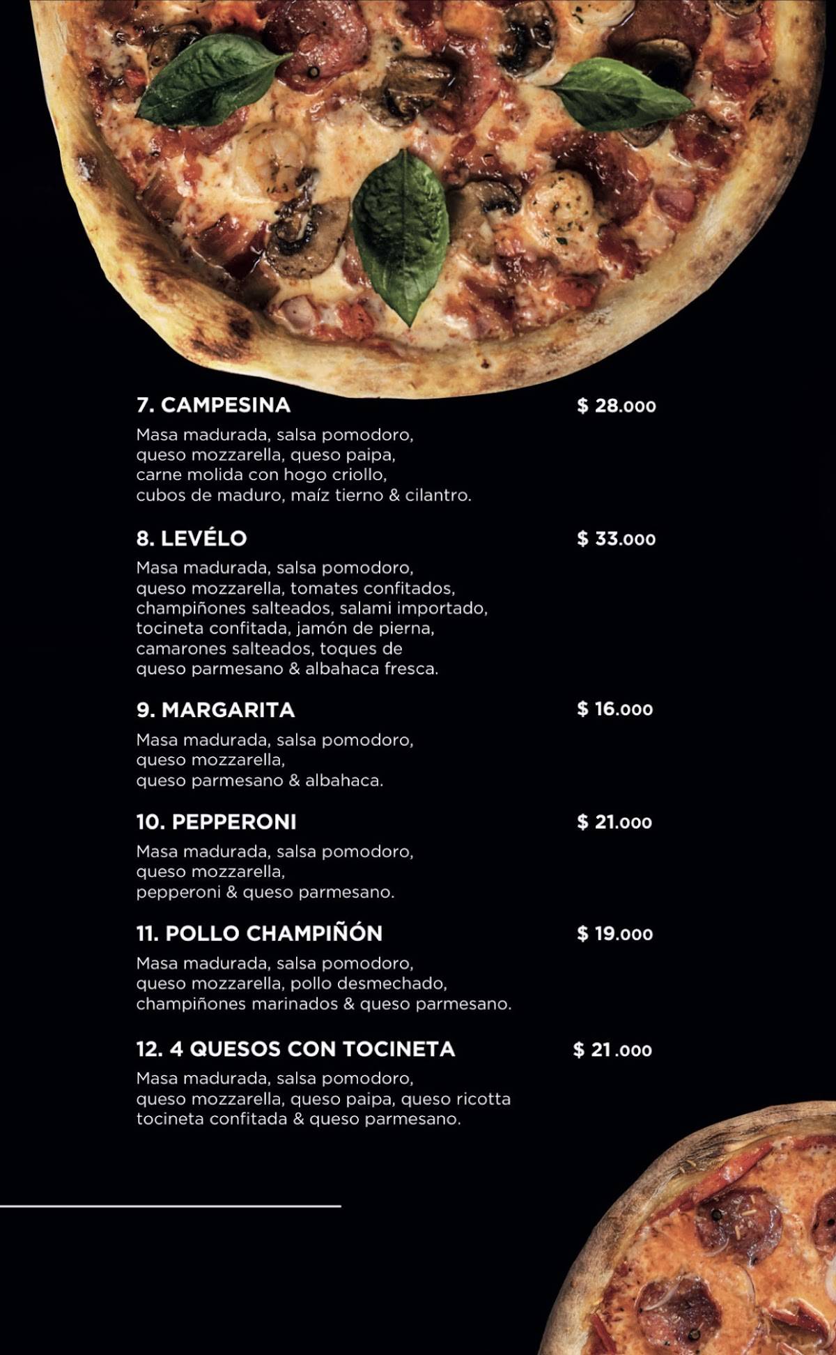 Menu at Levélo Restaurante, Floridablanca