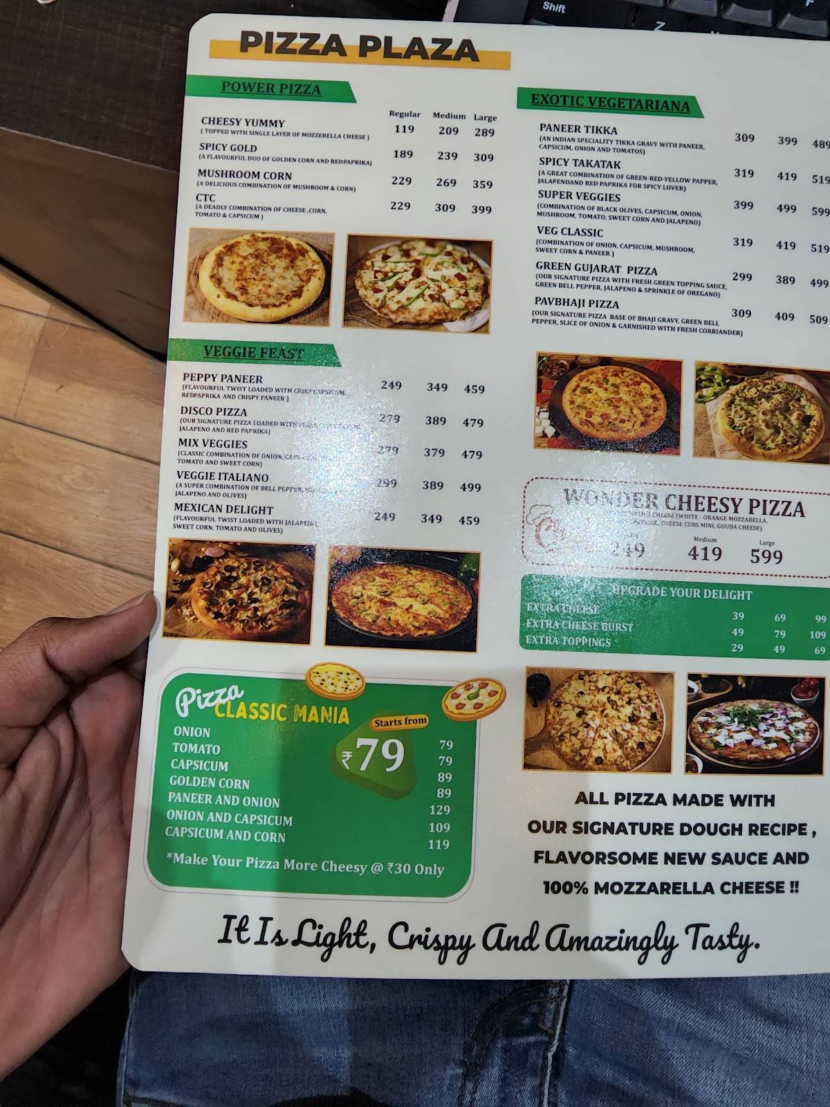 Menu at Food Mohalla Kandivali, Mumbai