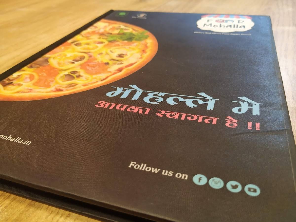 Menu at Food Mohalla, Navsari, Shop No. 3 Raj Empire Complex