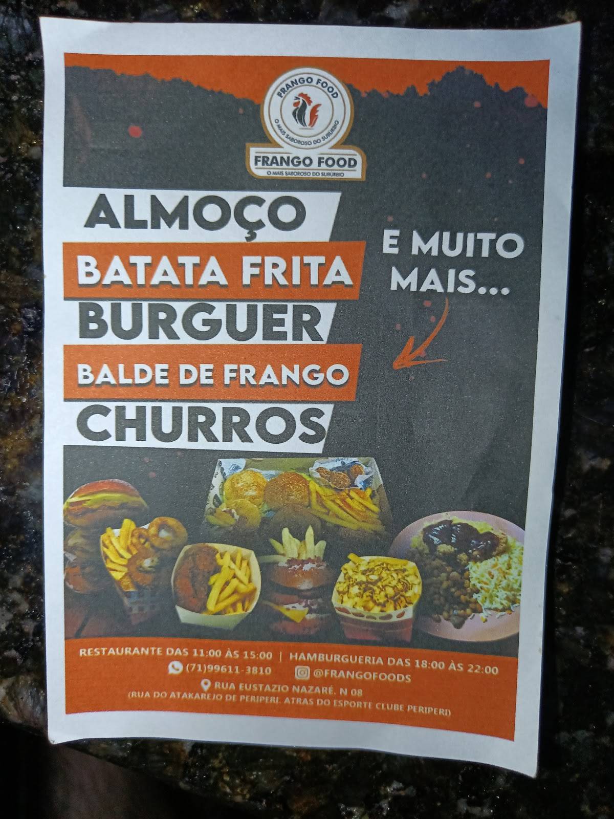 Menu em Frango Food restaurante, Salvador