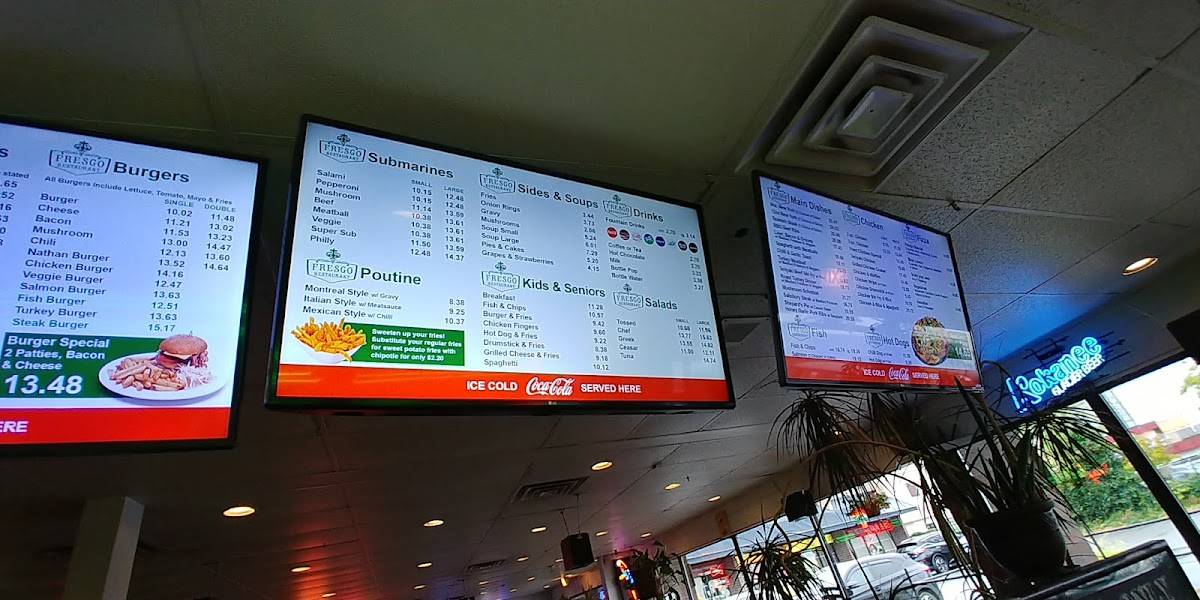 Menu at Fresgo Inn Restaurant(Best Price on Website!), Surrey