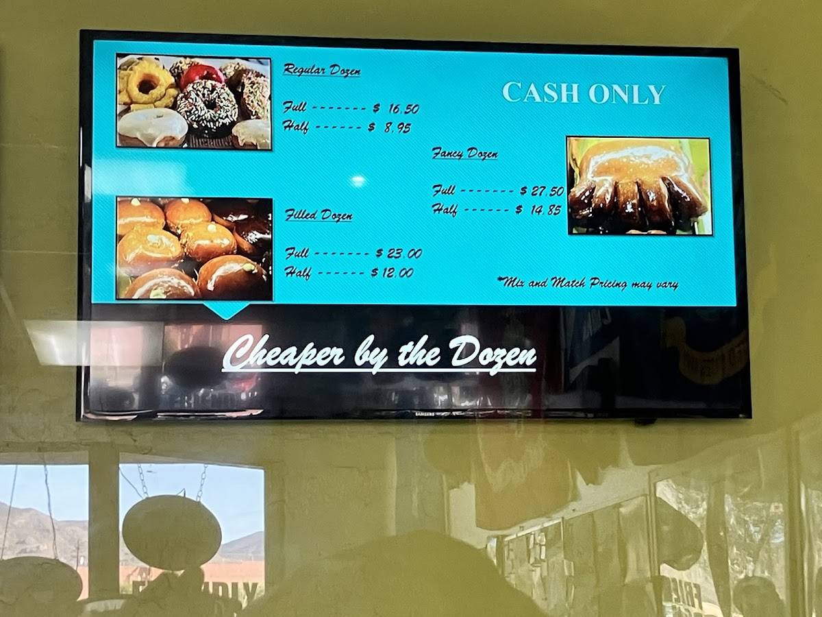 Menu at Friendly Donut House restaurant, Henderson, 856 S Boulder Hwy