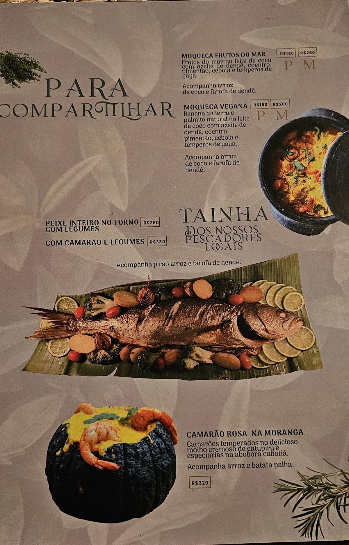Menu em GAYA - Gastronomia & Arte restaurante, São Sebastião