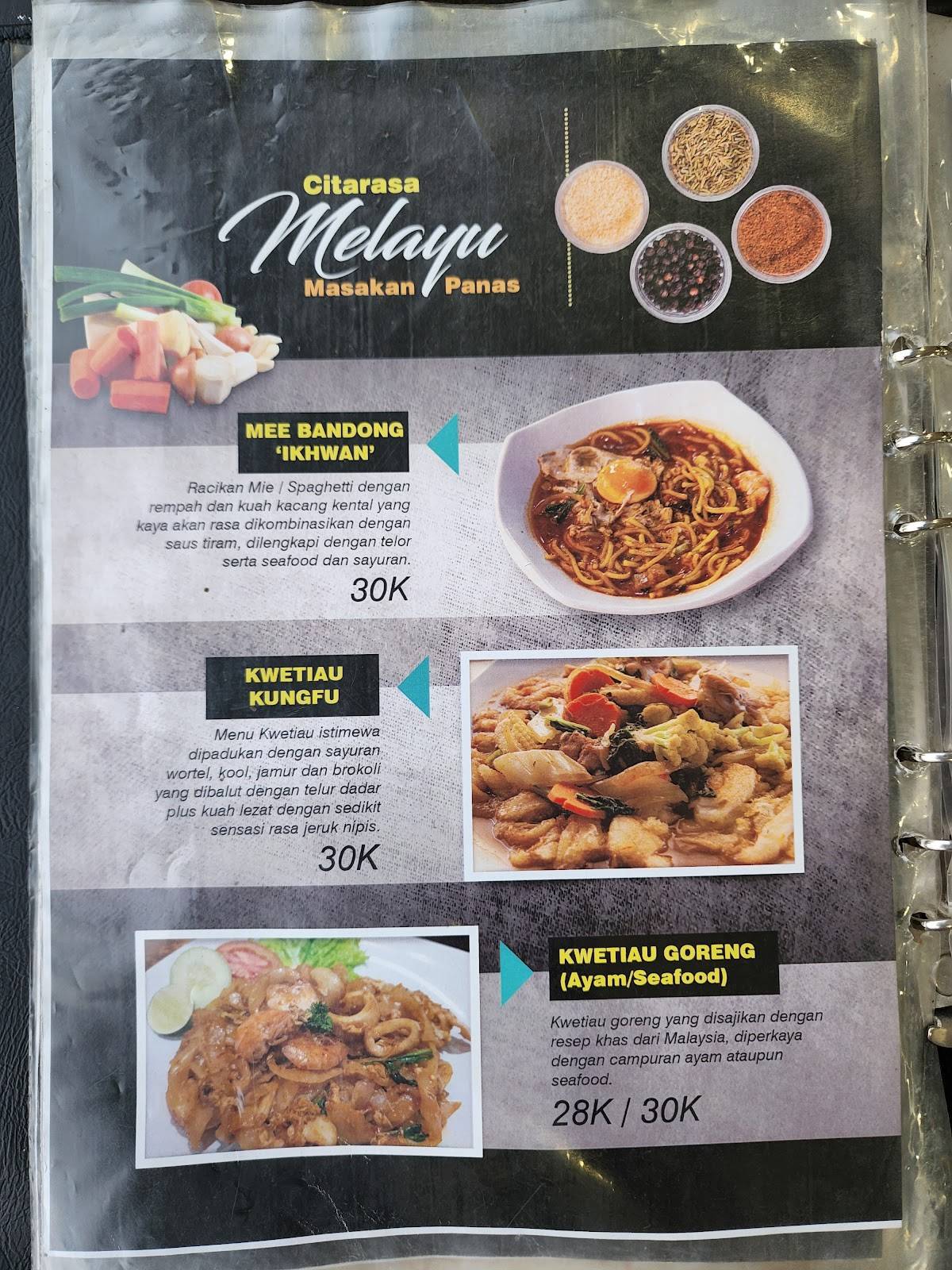 Carta del restaurante GH Corner Surabaya Nasi Briyani Nasi Kebuli Roti ...