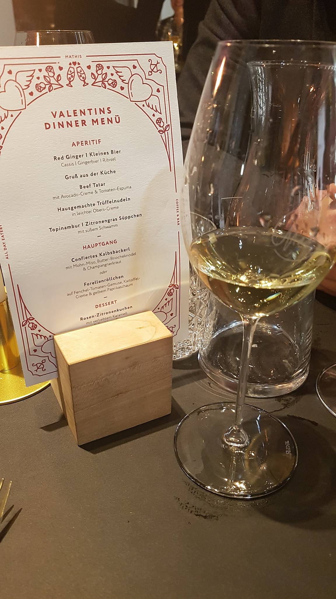 Speisekarte von MATHIS - Restaurant und Weinbistro, Gallneukirchen