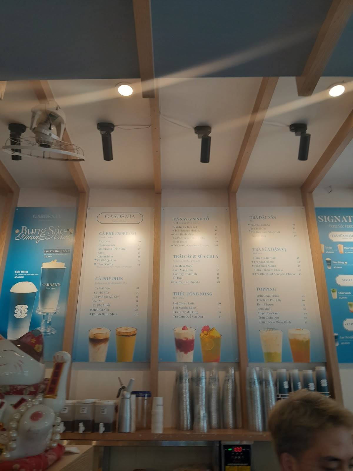 Menu at Gardénia Coffee & Bakery, Hue, 10 Hà Huy Tập