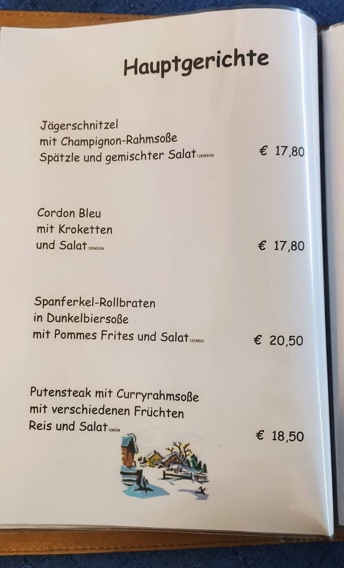 Speisekarte von Gasthof Unot steakhaus, Schramberg