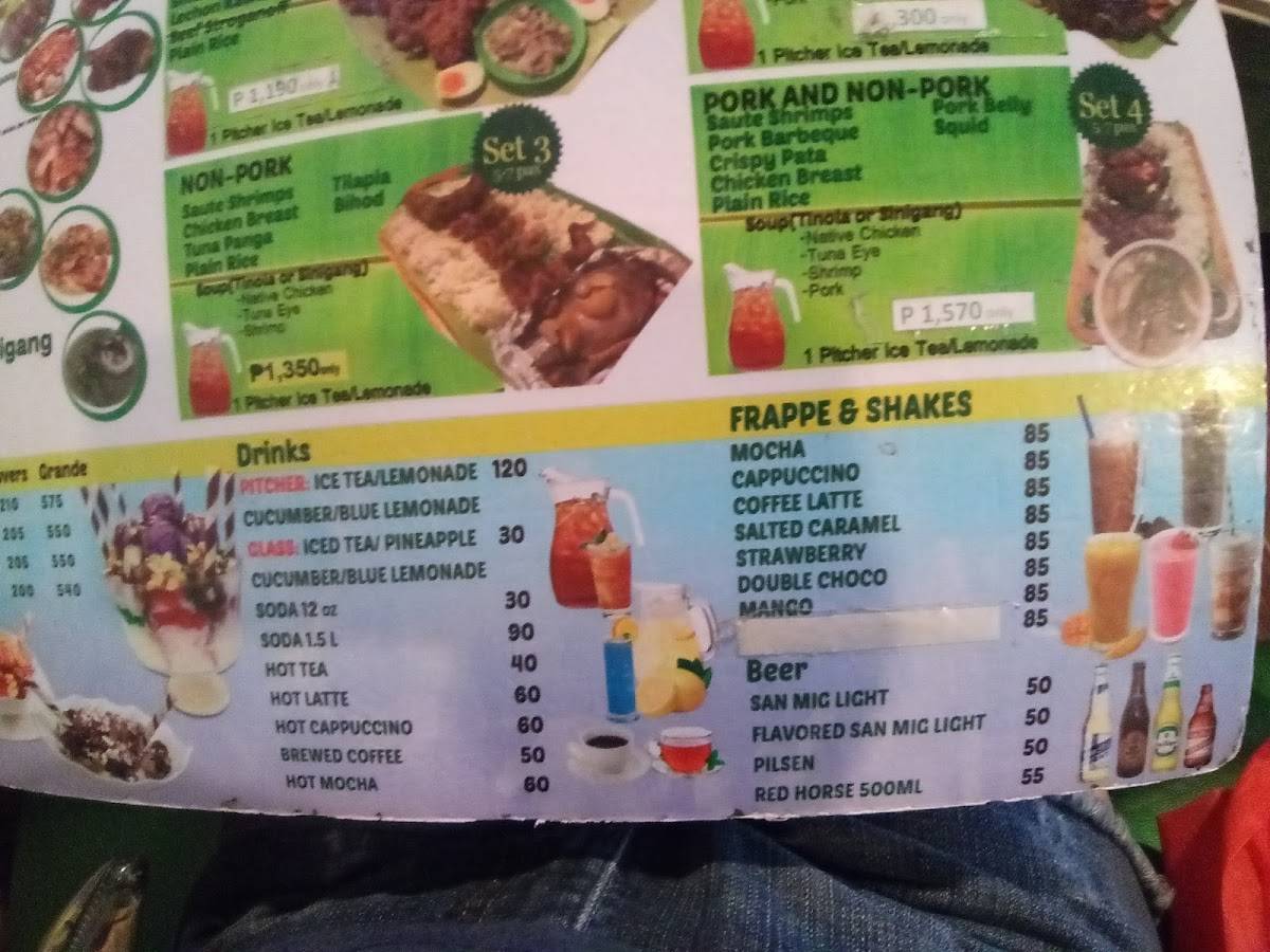 Carta del restaurante Mi'Grande, General Santos, 459H+J5F