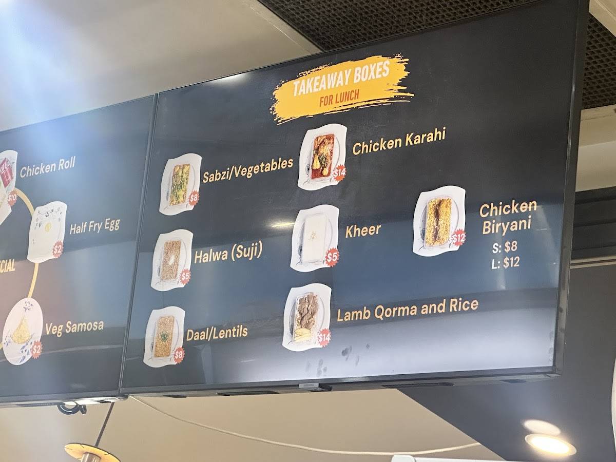 Menu at Geo Bakery restaurant, Dandenong