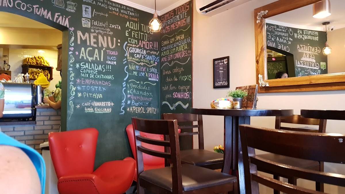 Menu em Georgia Café, Guarujá, Avenida Prestes Maia